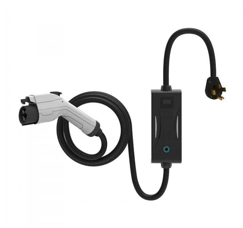 7KW Portable Emergency EV Charger 0.96 Inch Type 2 New Energy EV Charger