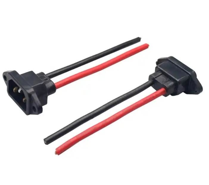 Motorcycle IEC Sockets 15A C14 3 PIN Power Socket screw mounted