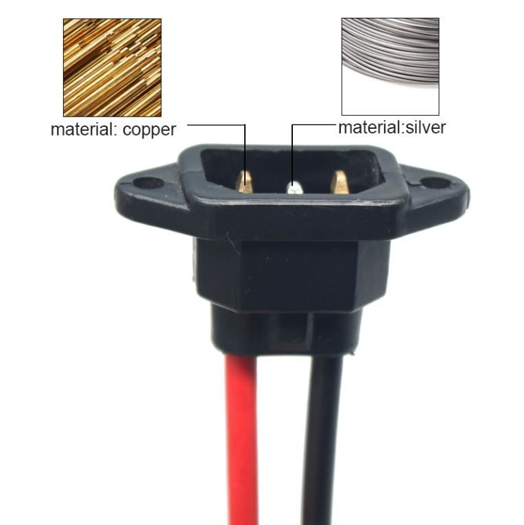 Motorcycle IEC Sockets 15A C14 3 PIN Power Socket screw mounted