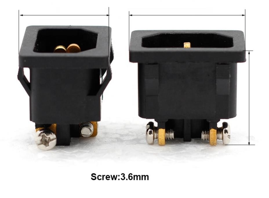 Electrical IEC C14 Power Socket With C13 Female Plug Power Connector ...