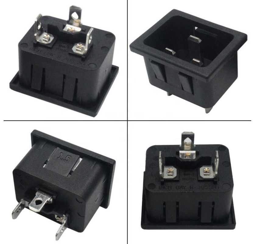 IEC C20 Inlet Power Socket 20A 250VAC Industrial Electrical Socket