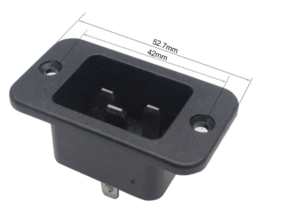 Screw Mounted IEC C20 Socket Male Female C19 Power Connector Socket