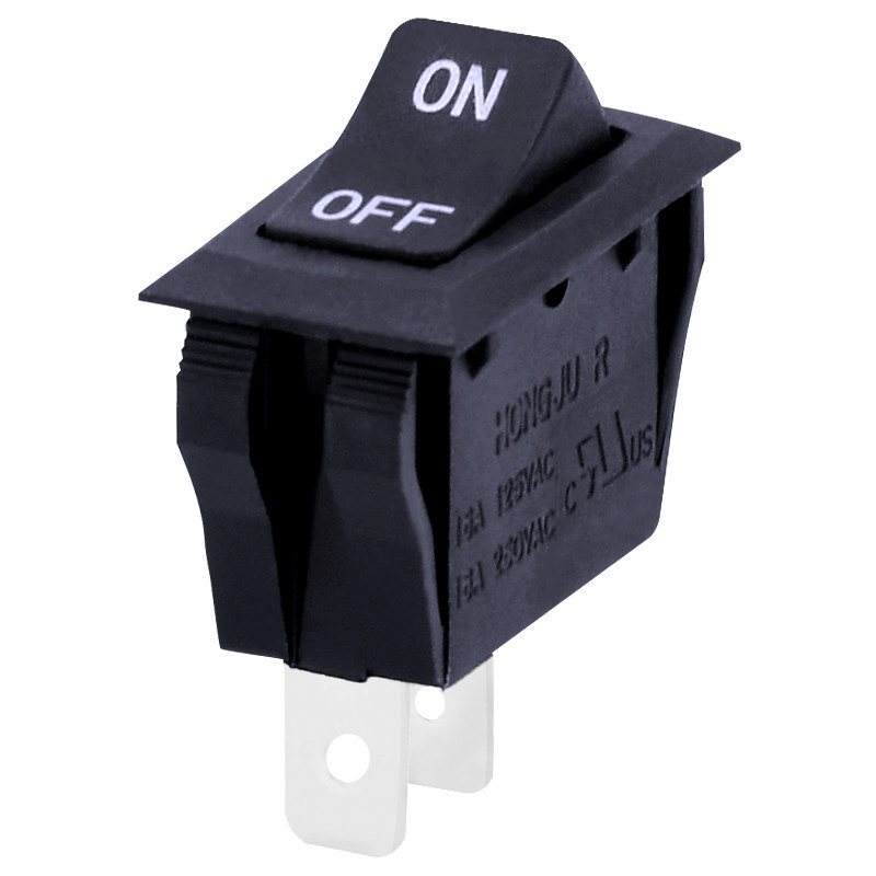 Push Button Power Rocker Switches 16A Mini 125VAC With Neon Light