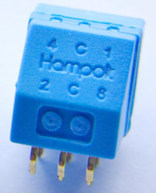 OEM / ODM Electronic Switches 16 Position Coded Rotary Switch 10x10mm